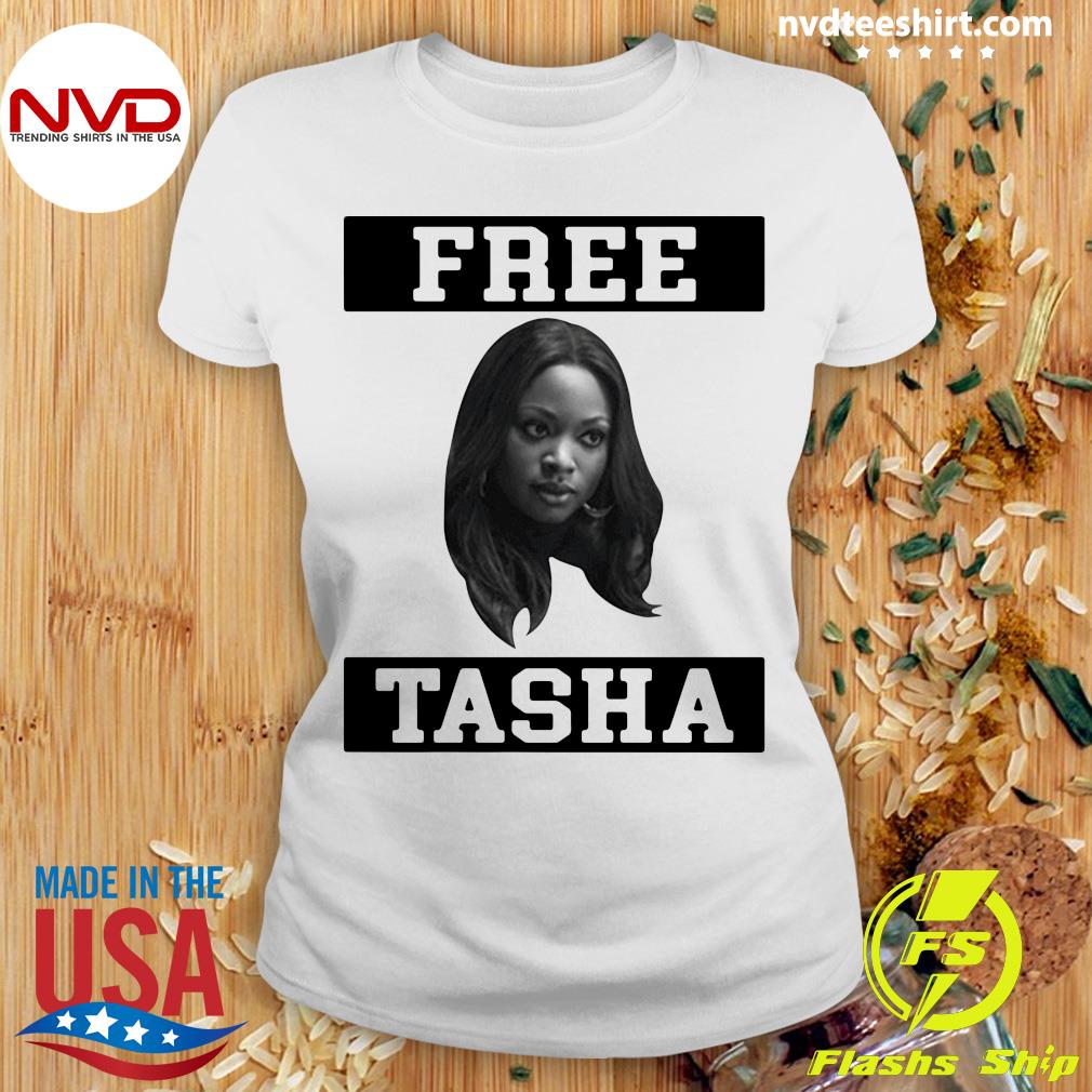 Official Free Tasha Logo T-shirt - NVDTeeshirt