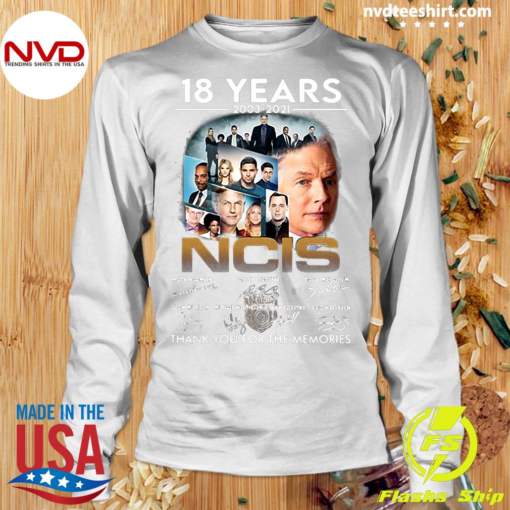 Official 18 Years 2003-2021 Ncis Signature Thank You For The Memories T ...