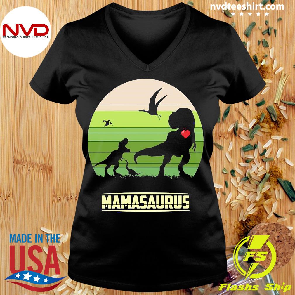Mamasaurus Vintage T Rex MamaSaurus Mother’s Shirt - NVDTeeshirt
