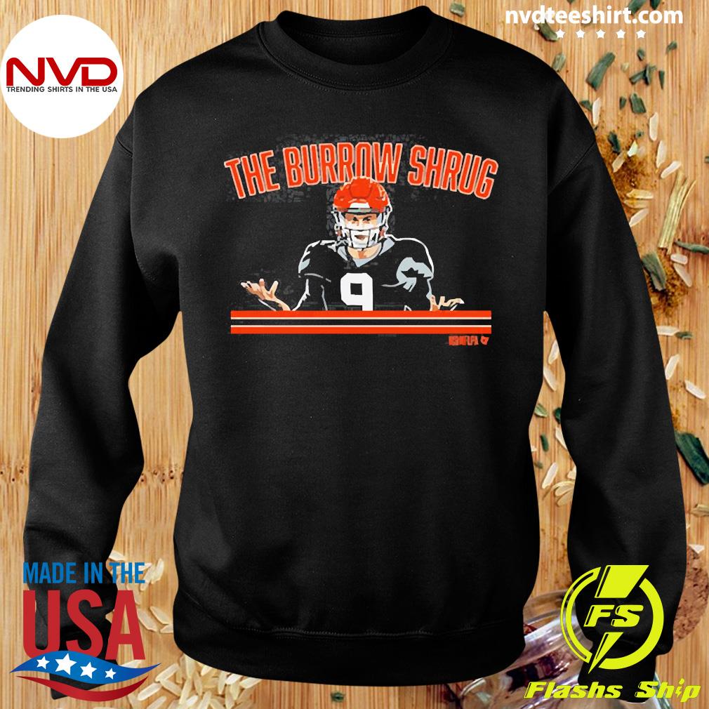 The Joe Burrow Shrug Shirt - NVDTeeshirt