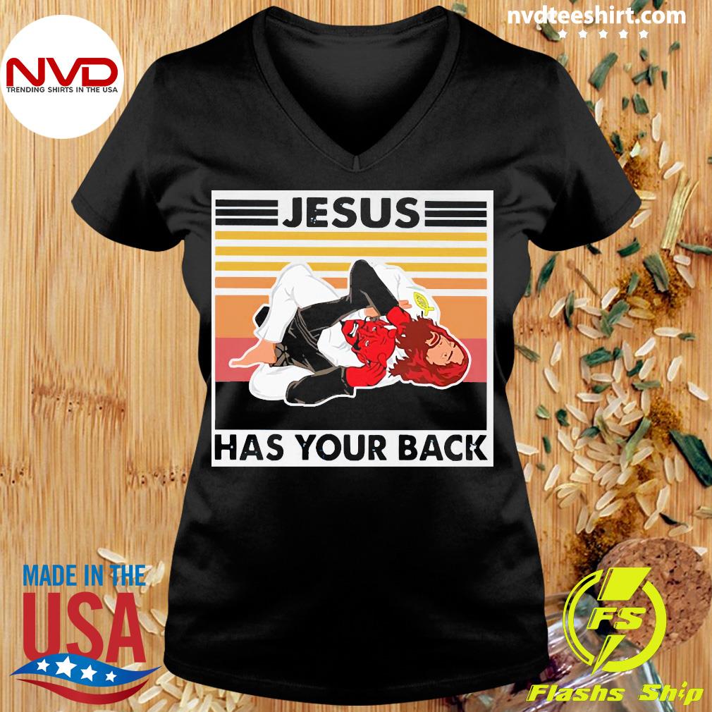 Jesus Has Your Back Vintage Shirt - NVDTeeshirt