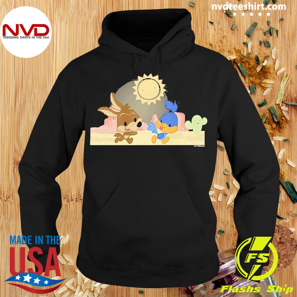Looney Tunes Chibi Babies Road Runner Wile E. Coyote Shirt - NVDTeeshirt