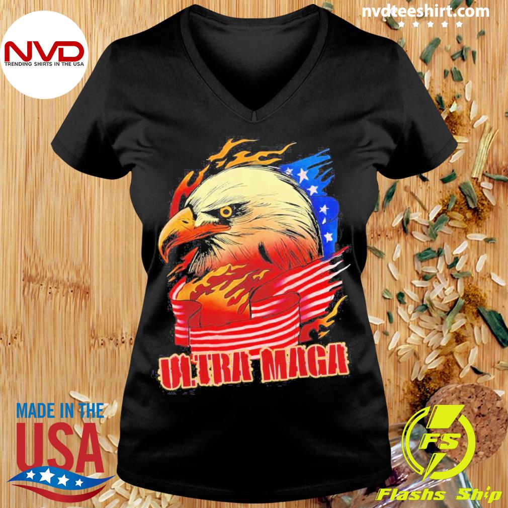 Ultra MAGA Bald Eagle 2024 Shirt - NVDTeeshirt