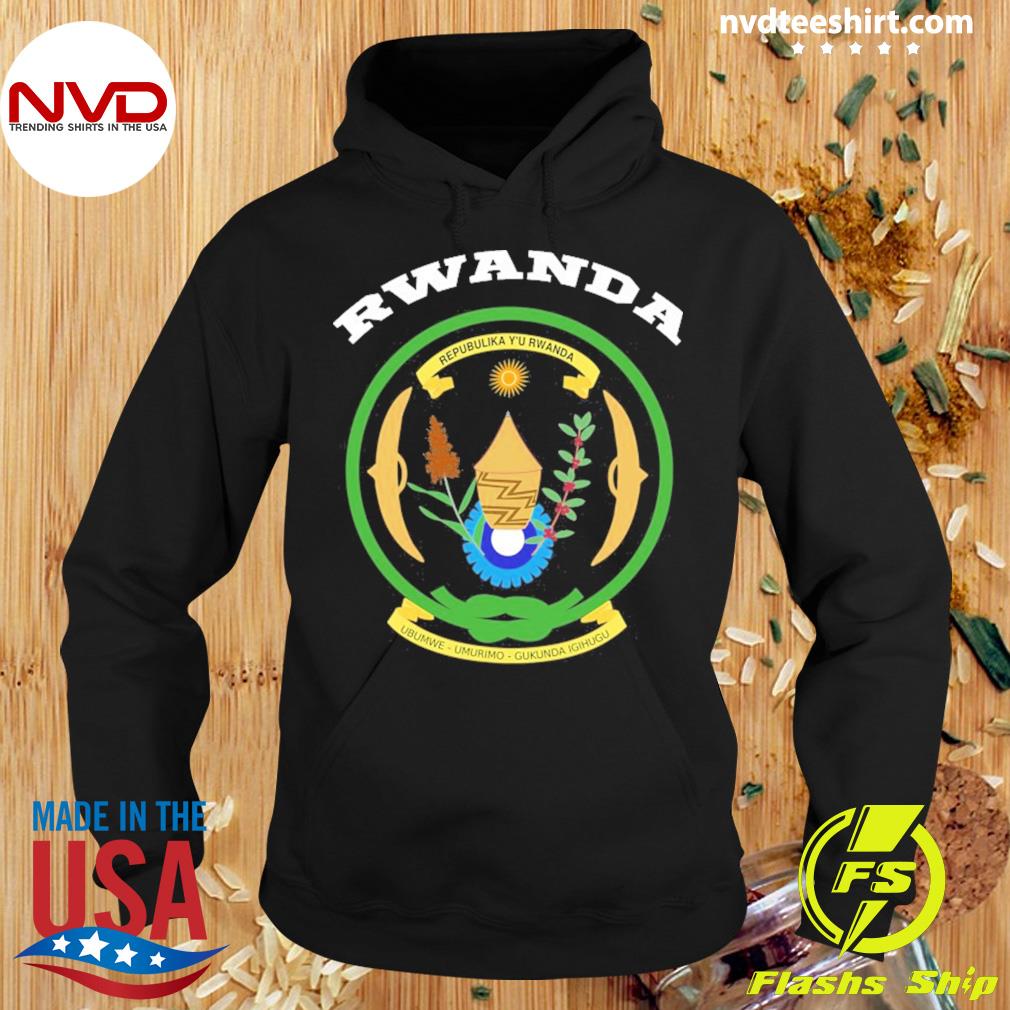Rwanda Coat Of Arms Souvenir Gift Flag Rwandan Shirt - NVDTeeshirt