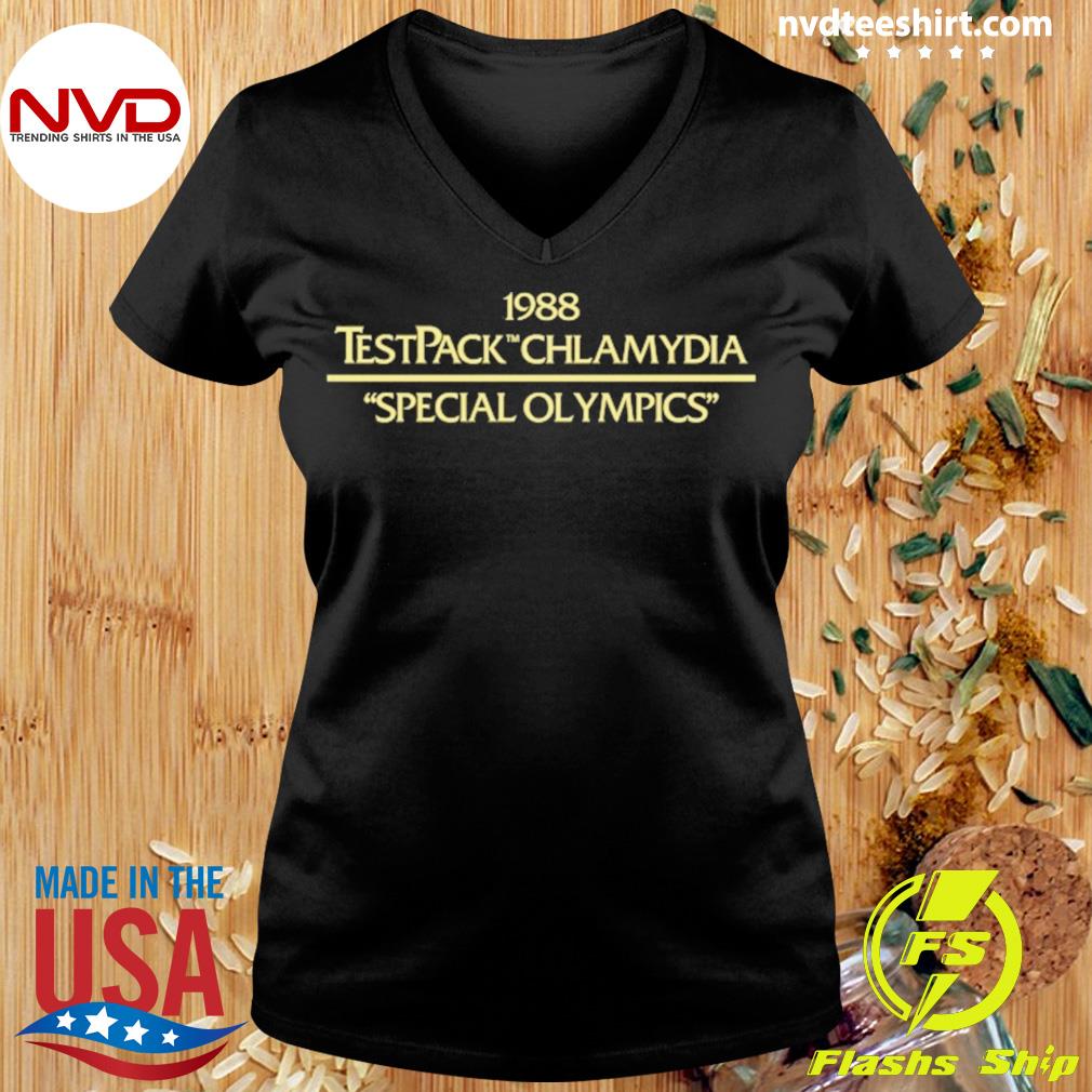 1988 Testpack Chlamydia Special Olympics Shirt - NVDTeeshirt
