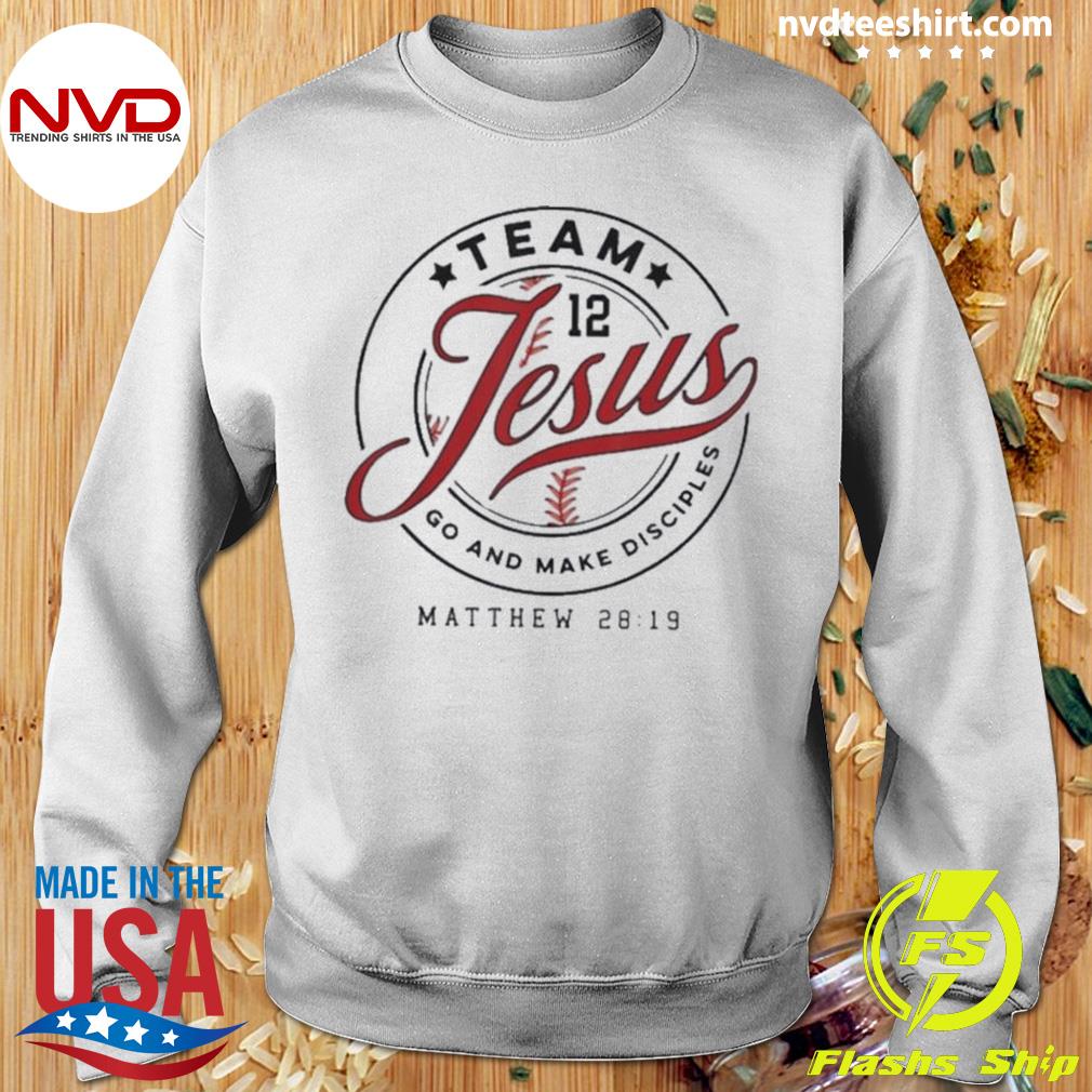 Jesus and Baseball Team Jesus Christian Matthew 28 19 Shirt - NVDTeeshirt