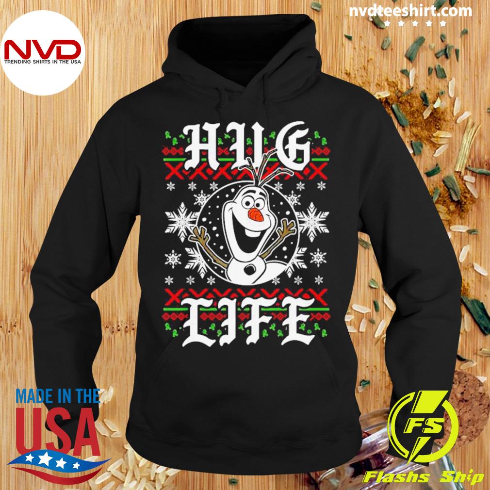Frozen Olaf Hug Life Ugly Christmas 2022 Shirt - NVDTeeshirt