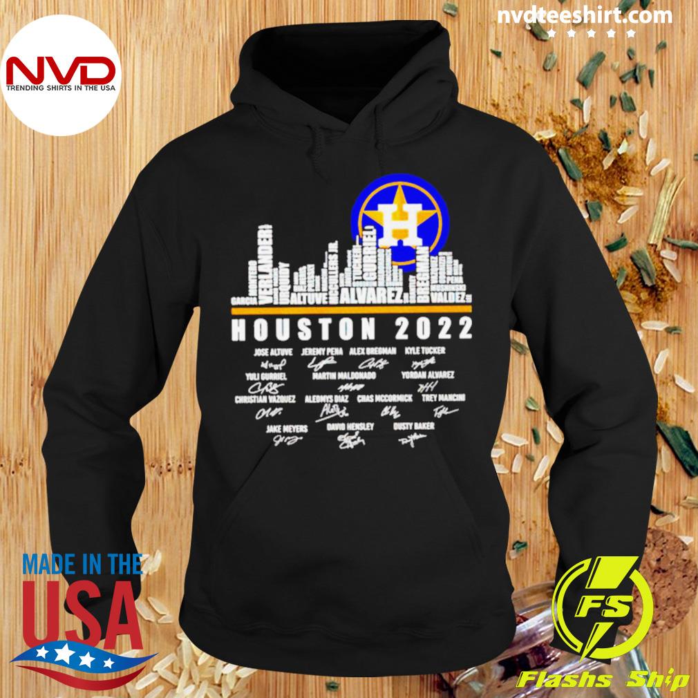 Houston Astros 2022 Teams Player Signatures Shirt - NVDTeeshirt