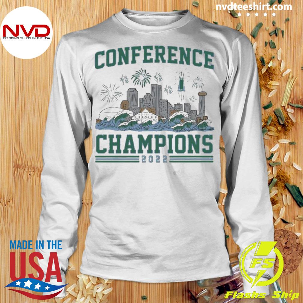Tulane Green Wave 2022 Conference Champions Skyline Shirt - NVDTeeshirt