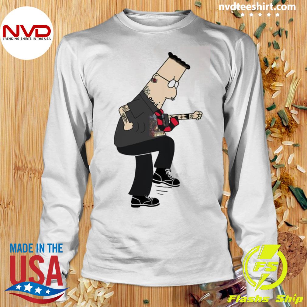Punk Dilbert American Comic Strip Shirt - NVDTeeshirt