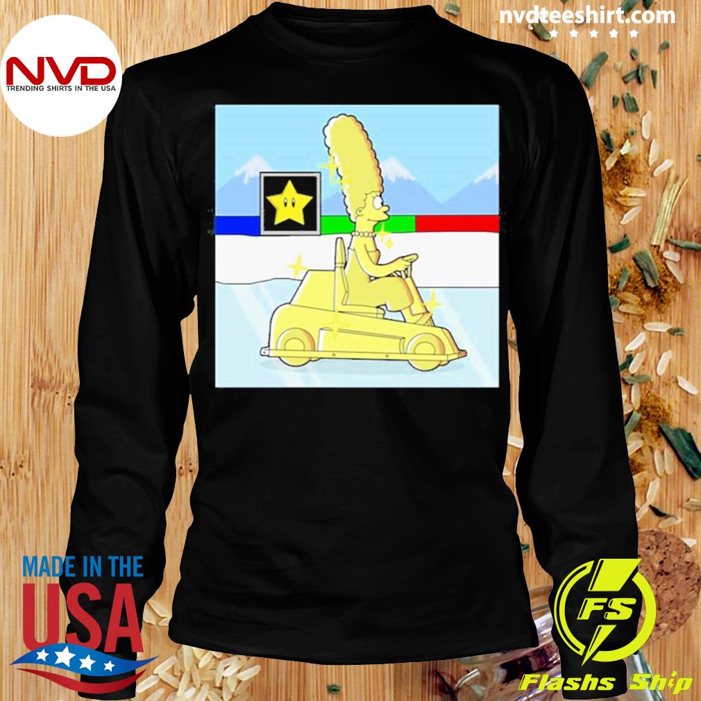 Marge Simpson Super Mario Game Shirt - NVDTeeshirt