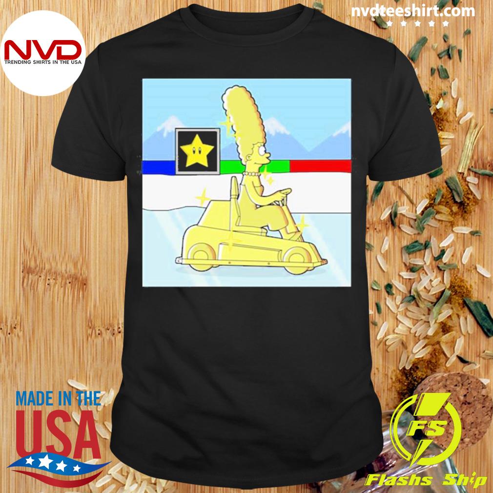 Marge Simpson Super Mario Game Shirt - NVDTeeshirt