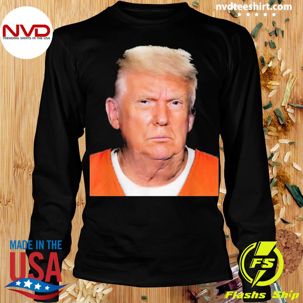 Official donald Trump Mugshot Graphic Shirt - NVDTeeshirt