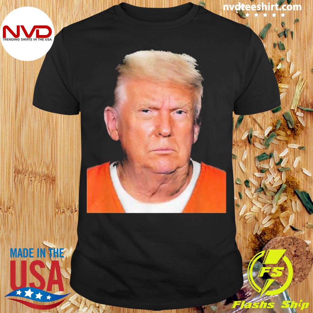 Official donald Trump Mugshot Graphic Shirt - NVDTeeshirt