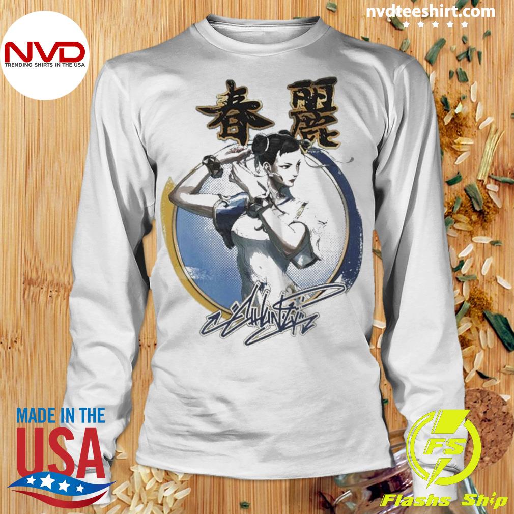 Street Fighter Chun Li Bow Chambray Shirt - NVDTeeshirt