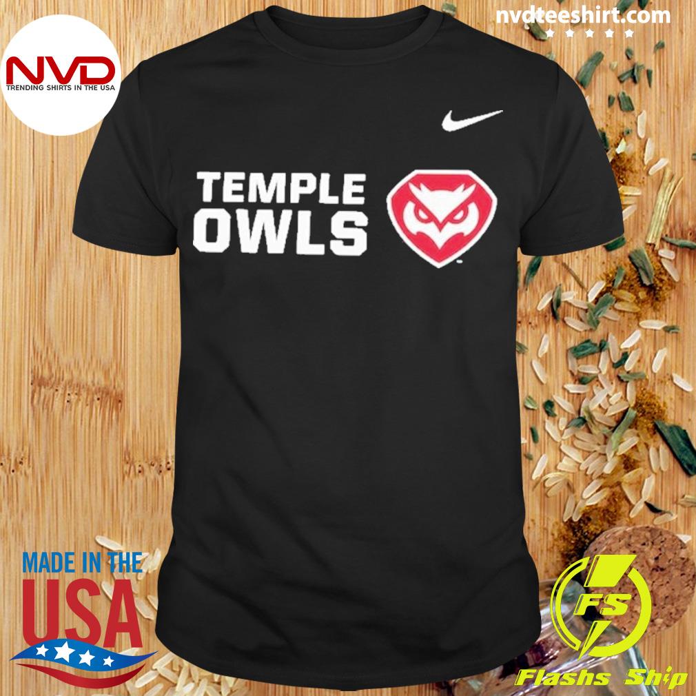 Nike Temple Owls Logo 2023 Shirt - NVDTeeshirt