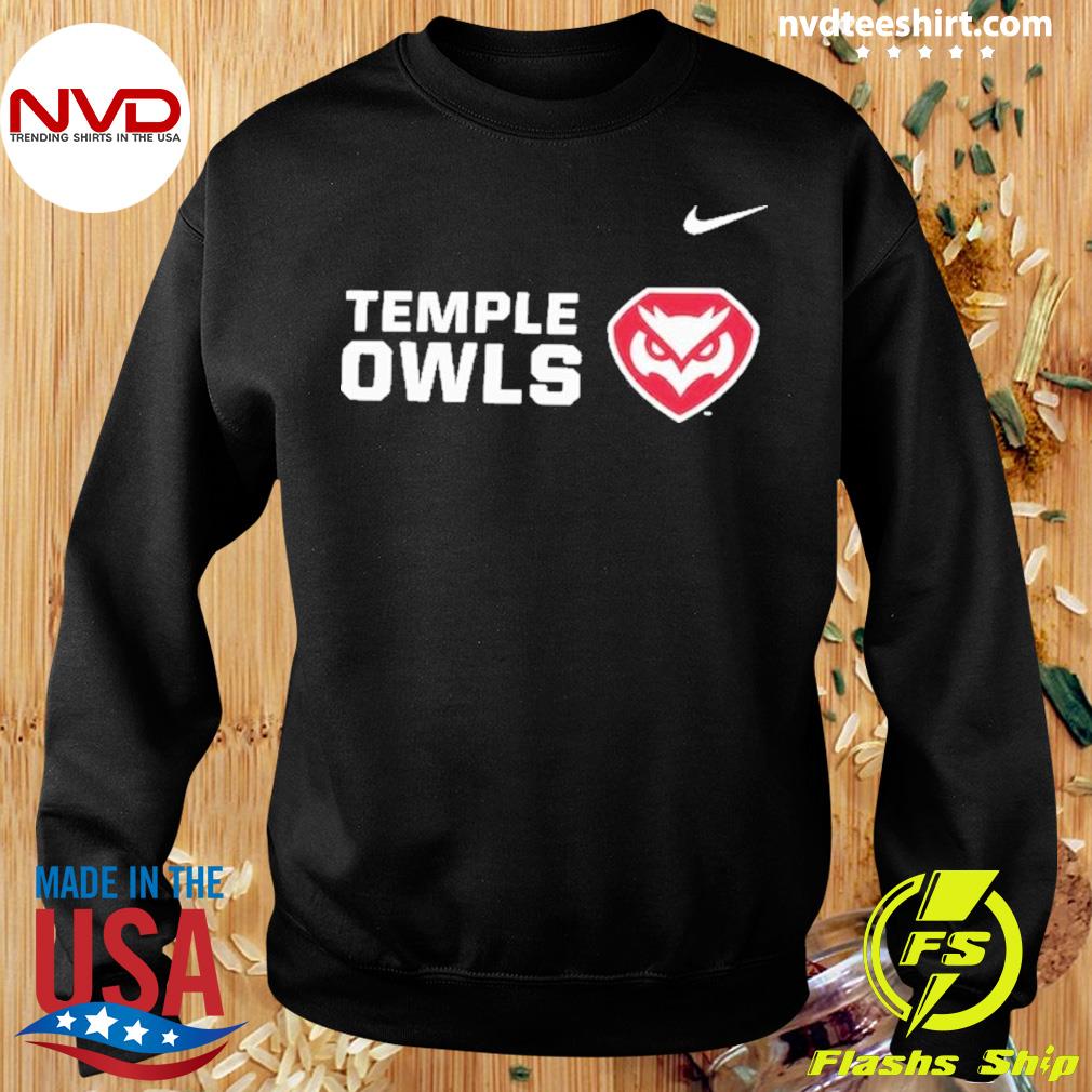 Nike Temple Owls Logo 2023 Shirt - NVDTeeshirt