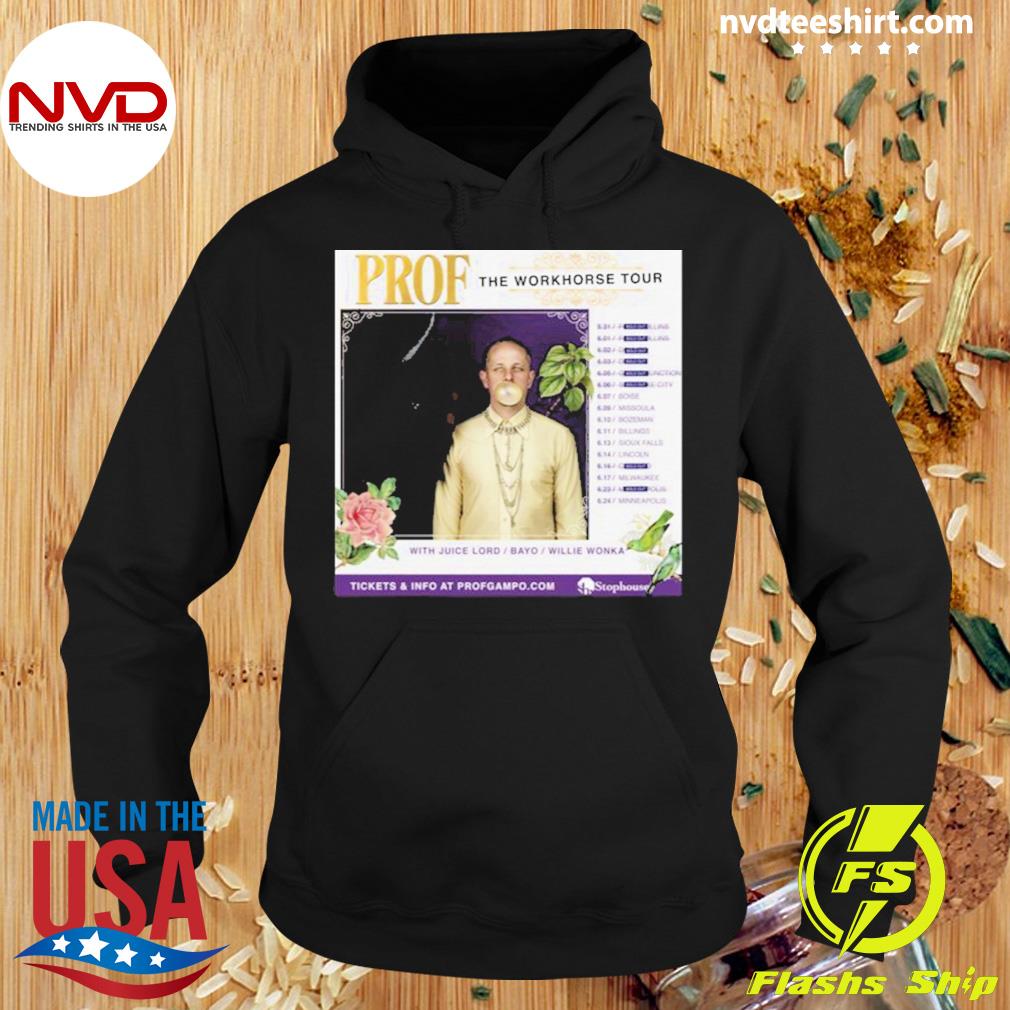 Prof The Workhorse Tour 2023 Shirt - NVDTeeshirt