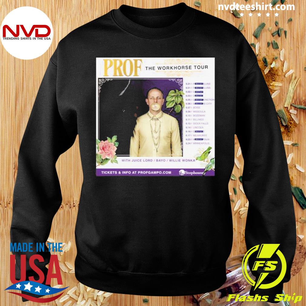 Prof The Workhorse Tour 2023 Shirt - NVDTeeshirt