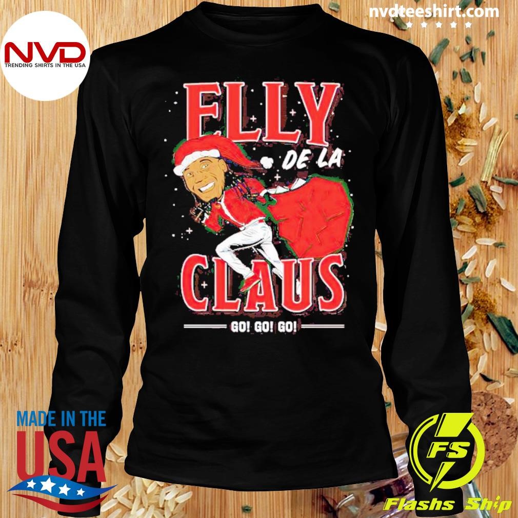 Elly De La Cruz Santa Claus Go Go Go Christmas Shirt - NVDTeeshirt