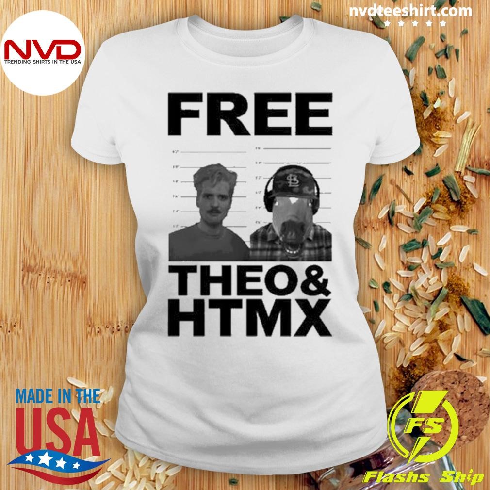 Free Theo & Htmx Shirt - NVDTeeshirt