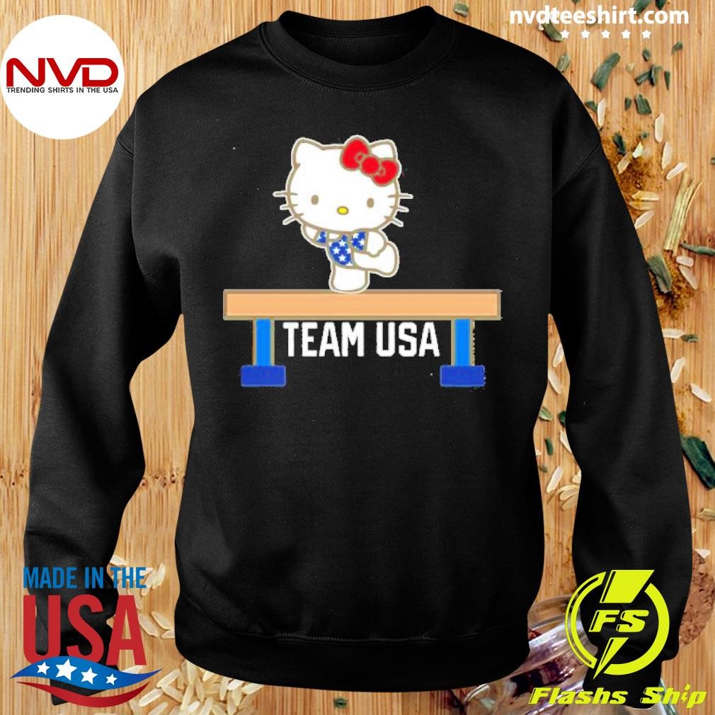 Hello Kitty Team Usa Gymnastics Olympic Shirt - NVDTeeshirt