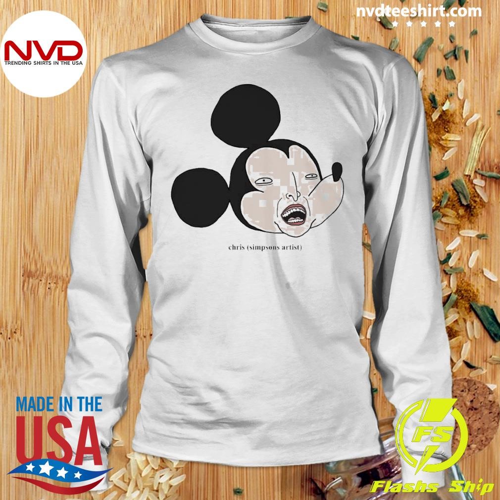 Mickey Mouse Chris Simpsons Artist Shirt - NVDTeeshirt
