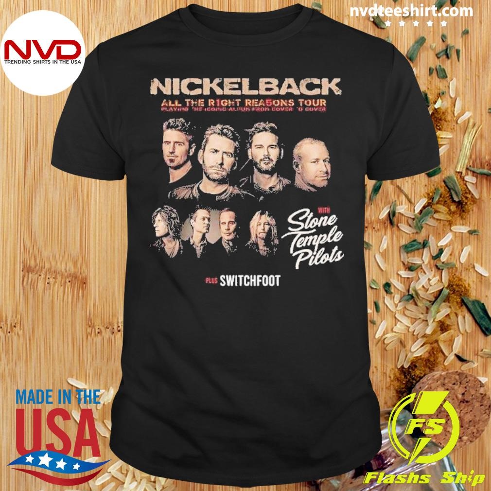 Nickelback All The Right Reason Tour 2023 Shirt - NVDTeeshirt