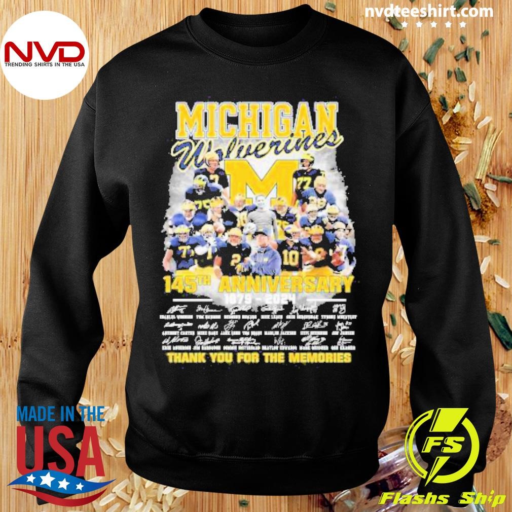 Michigan Wolverines 145th Anniversary 1979-2024 Thank You For The ...