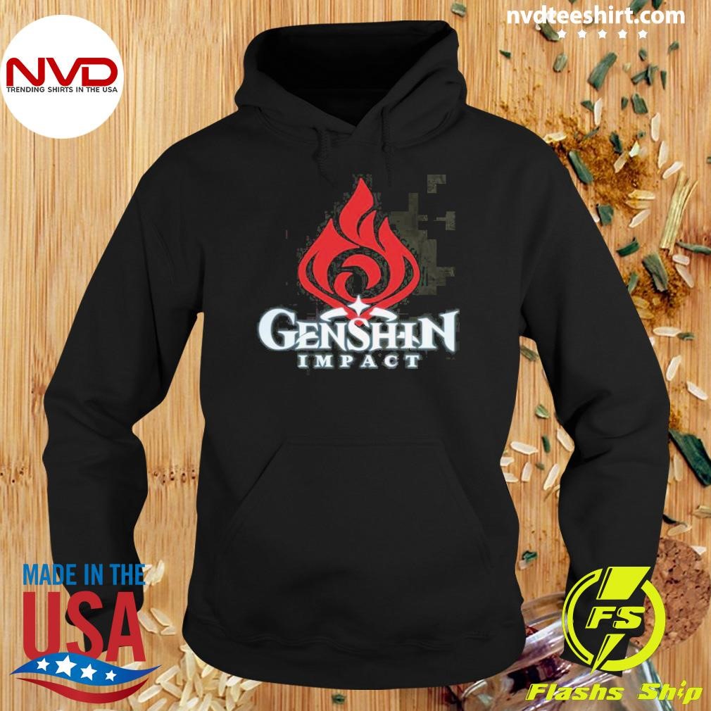 Pyro Emblem Genshin Impact Anime Manga Shirt - NVDTeeshirt