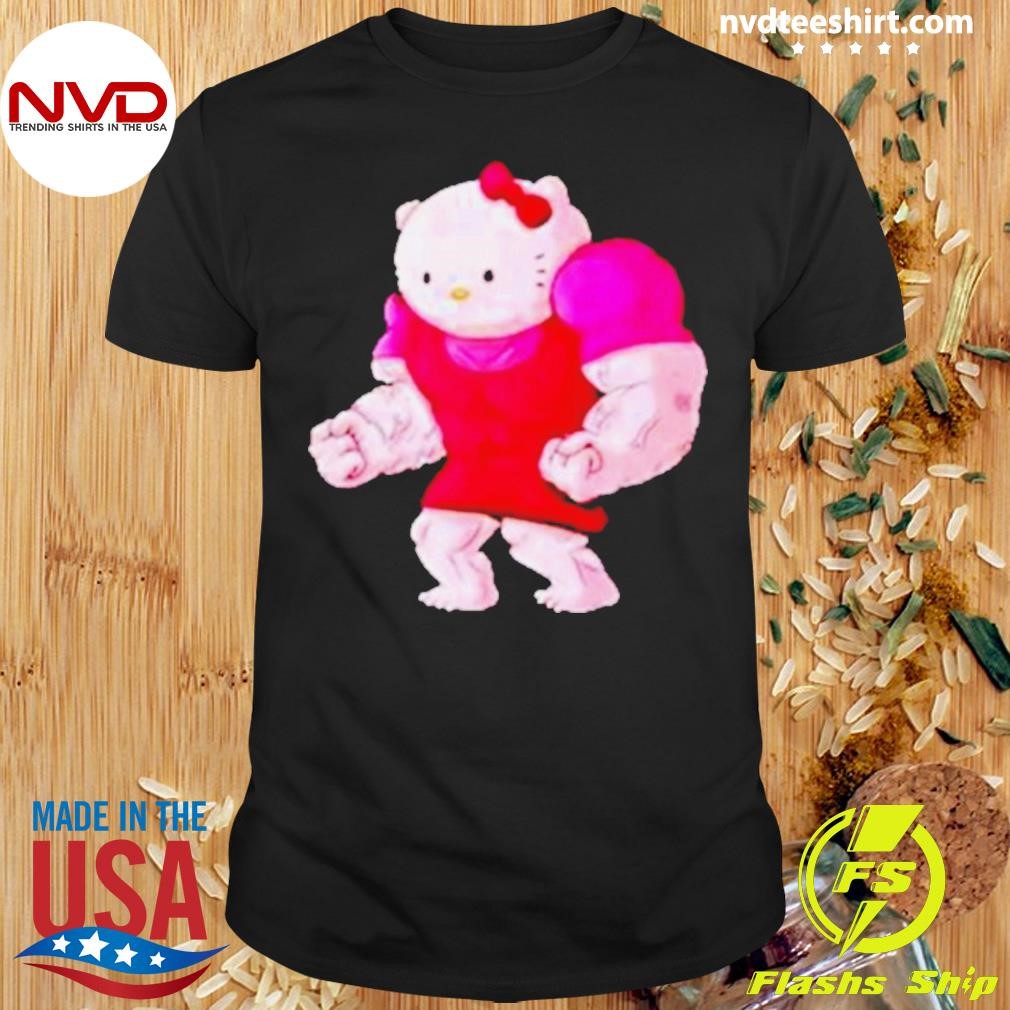 Buff Hello Kitty Gym Shirt - NVDTeeshirt