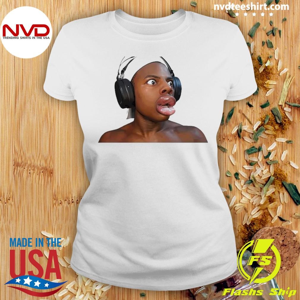 Ishowspeed Thicc Lip Meme Shirt - NVDTeeshirt