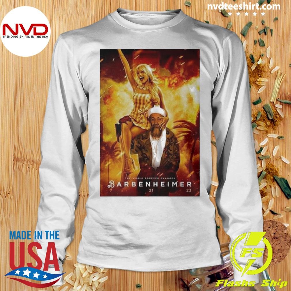 Japan Barbenheimer Barbie Osama Bin Laden Shirt - NVDTeeshirt
