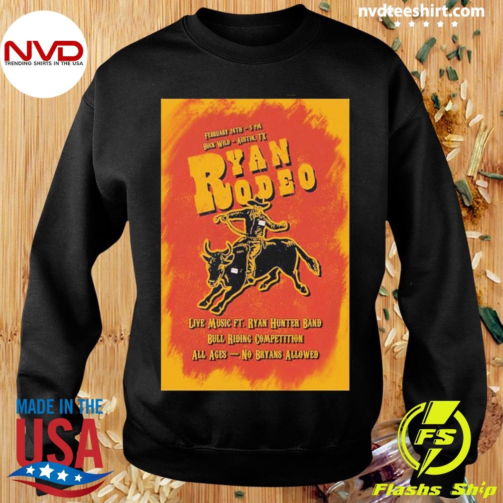 Ryan Rodeo Feb 24, 2024 Buck Wild Poster Shirt - NVDTeeshirt