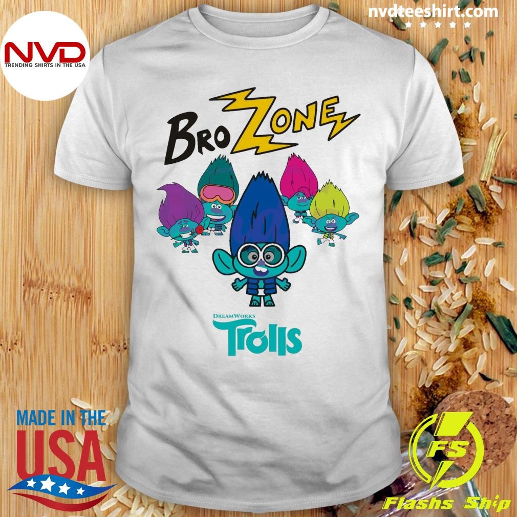 Brozone Trolls Dreamworks Band Together Cartoon Shirt - NVDTeeshirt