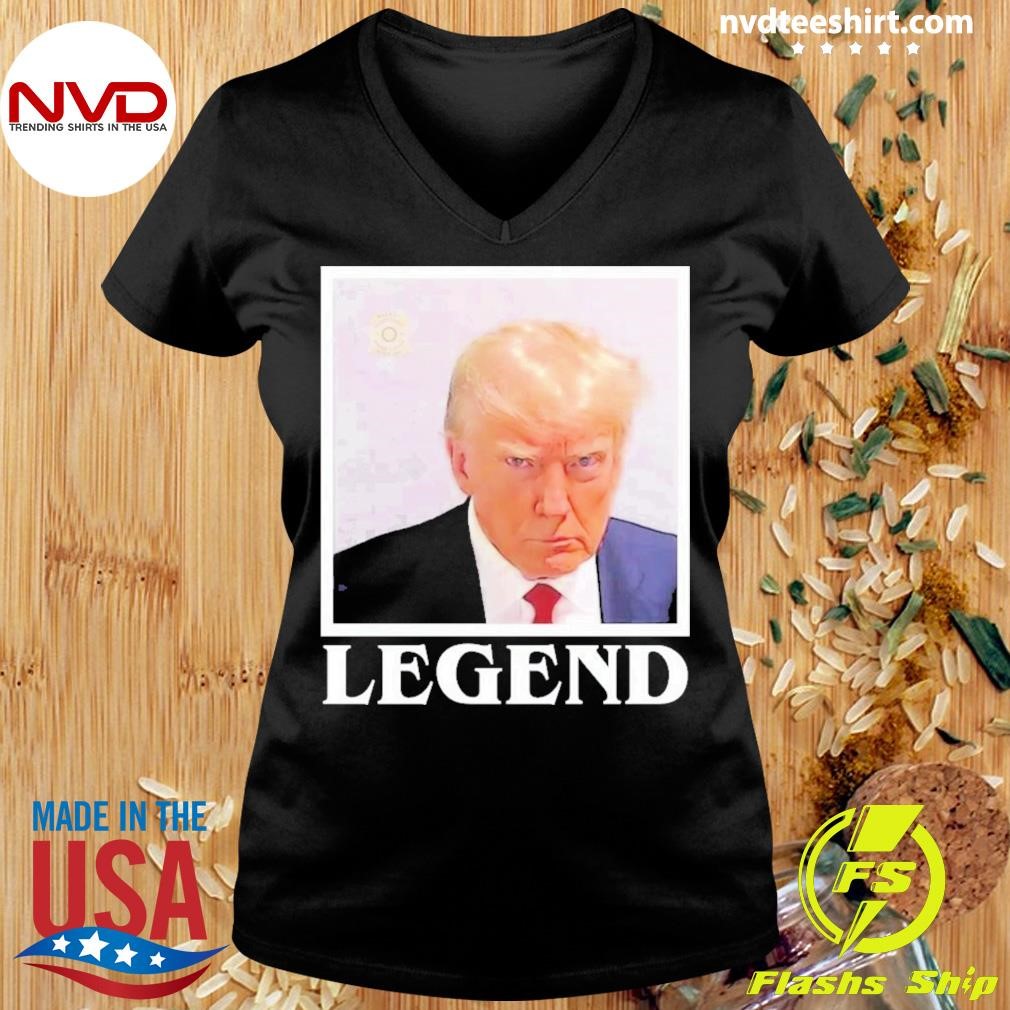 Legend Donald Trump Mugshot Pro Trump Shirt - NVDTeeshirt