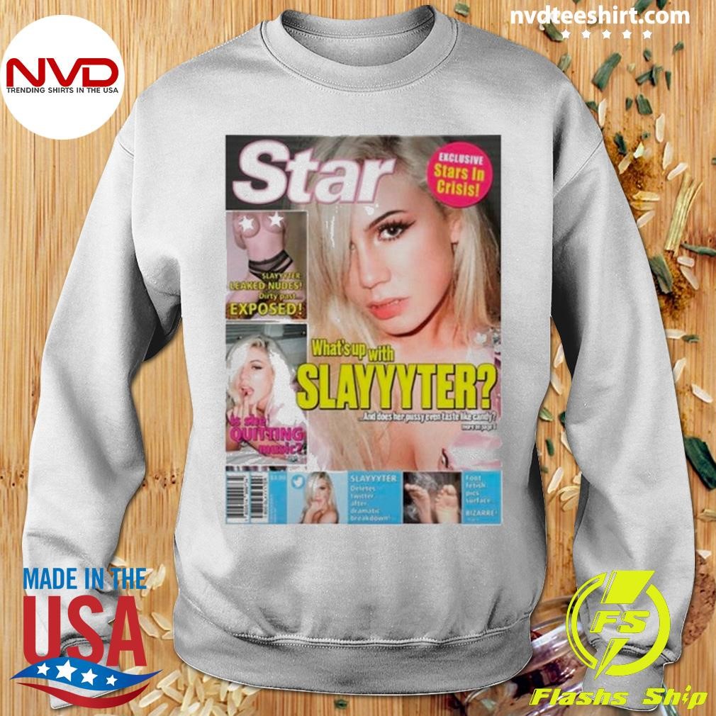 Slayyyter Magazine Poster Shirt - NVDTeeshirt