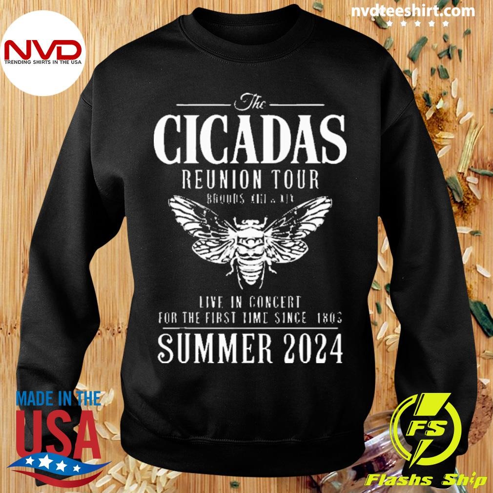Cicada Reunion 2024 Brood Xiii Xix Summer 2024 Shirt - NVDTeeshirt