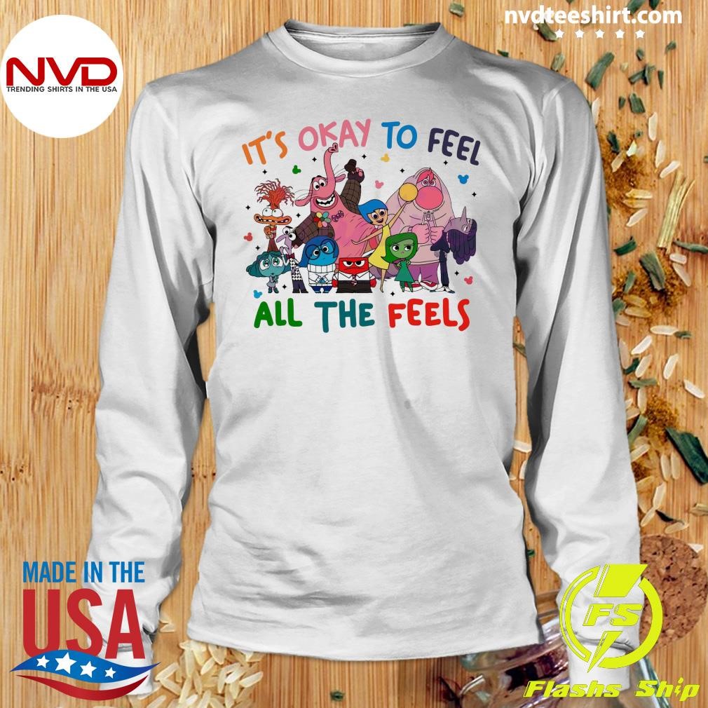 It's Okay To Feel All The Feels Inside Out Shirt - NVDTeeshirt
