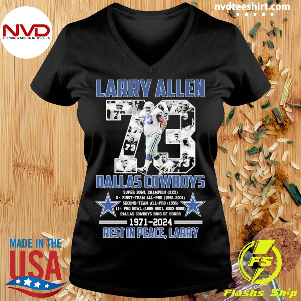 Larry Allen Dallas Cowboys 1971-2024 Rest In Peace Larry Shirt ...