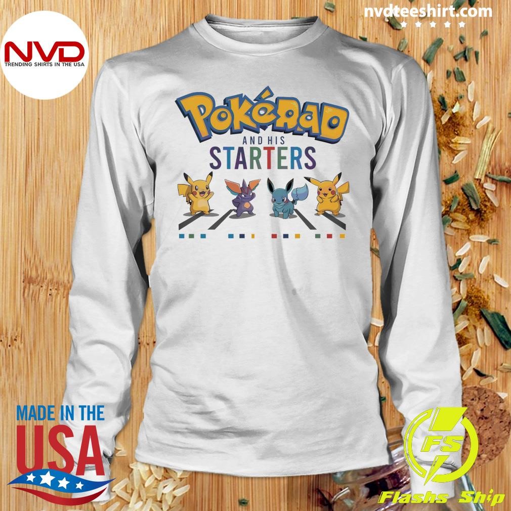 Pokedad And His Starters Fathers Day Shirt - NVDTeeshirt