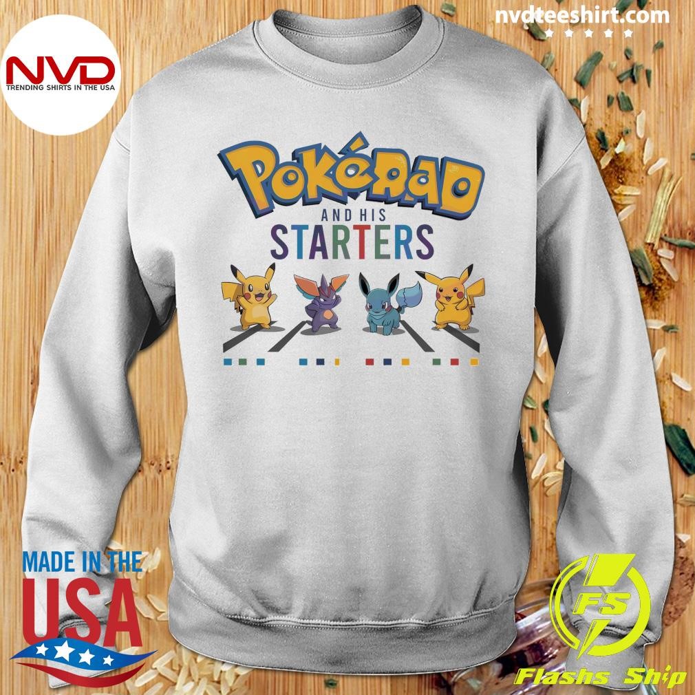 Pokedad And His Starters Fathers Day Shirt - NVDTeeshirt