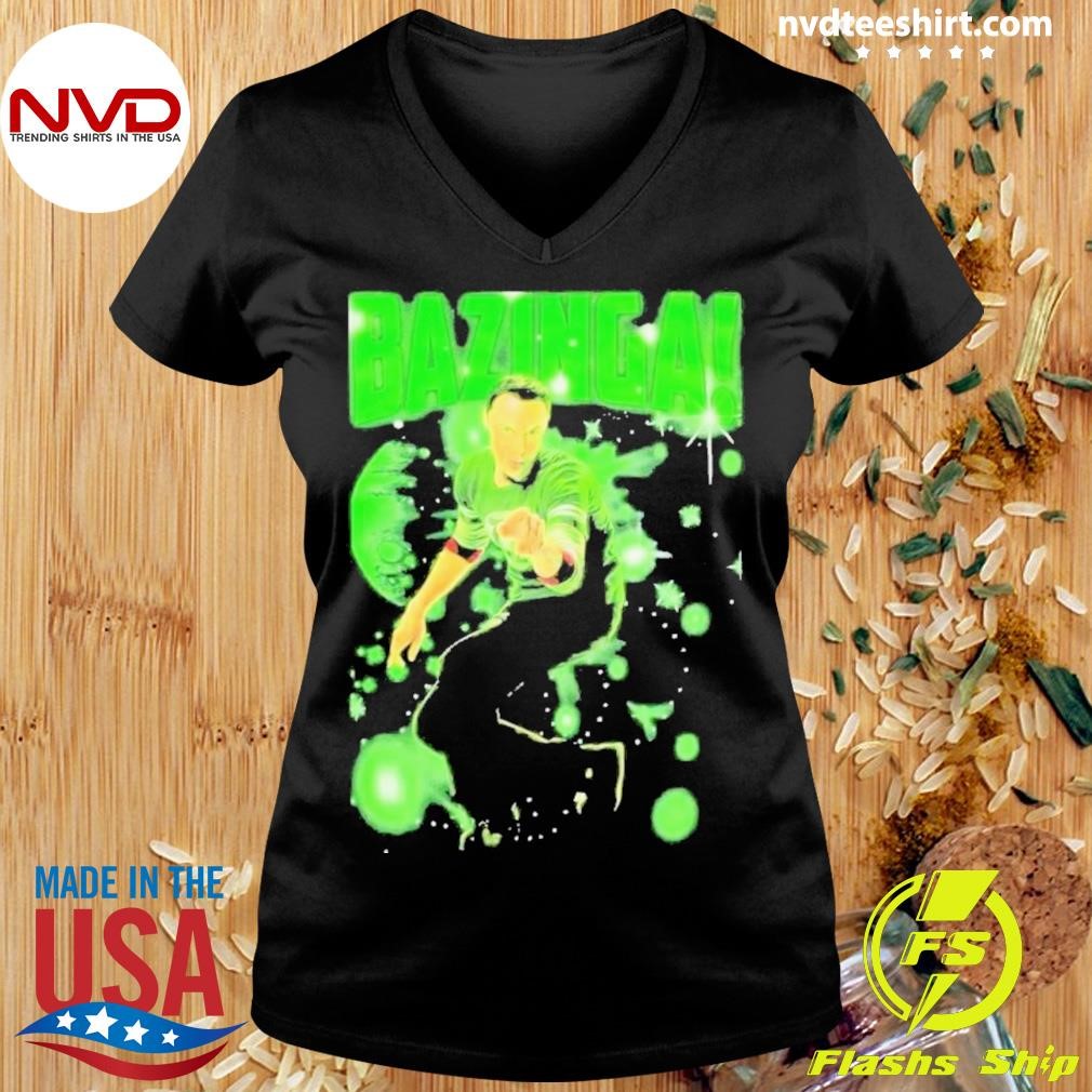 The Big Bang Theory Sheldon Figure In The Stars Bazinga Shirt - NVDTeeshirt