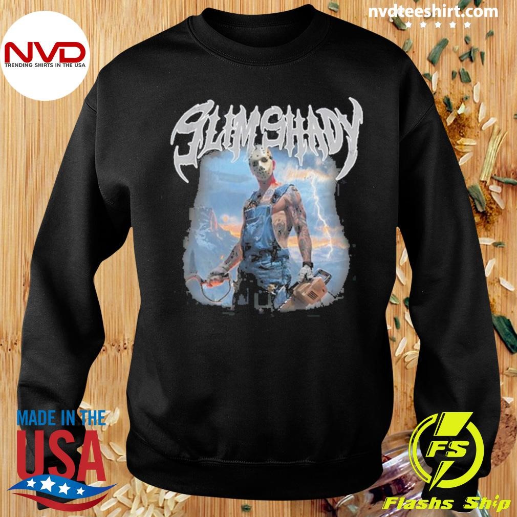 Eminem Chainsaw Slim Shady Shirt - NVDTeeshirt