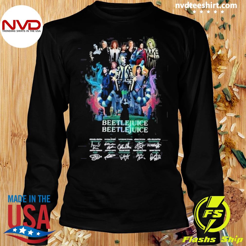 Beetlejuice Beetlejuice Signatures Shirt - NVDTeeshirt