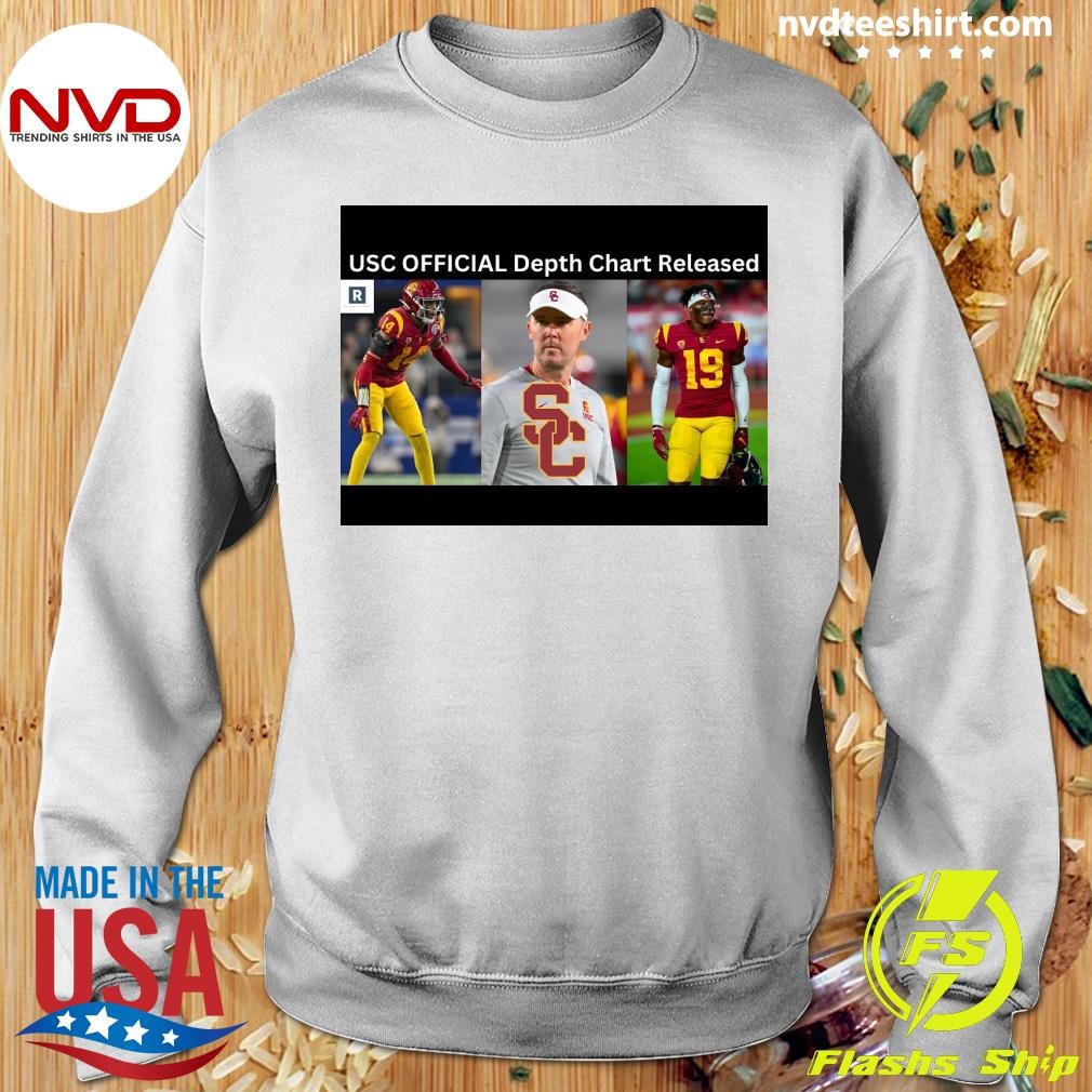 Usc Football Releases Official Depth Chart Vs Lsu Shirt - NVDTeeshirt