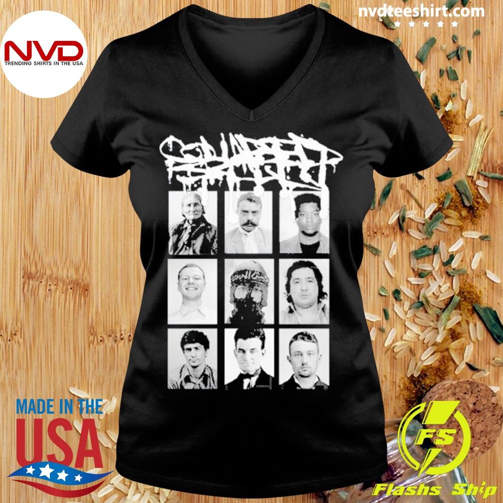 Collapsed Skull Mugshot Shirt - NVDTeeshirt