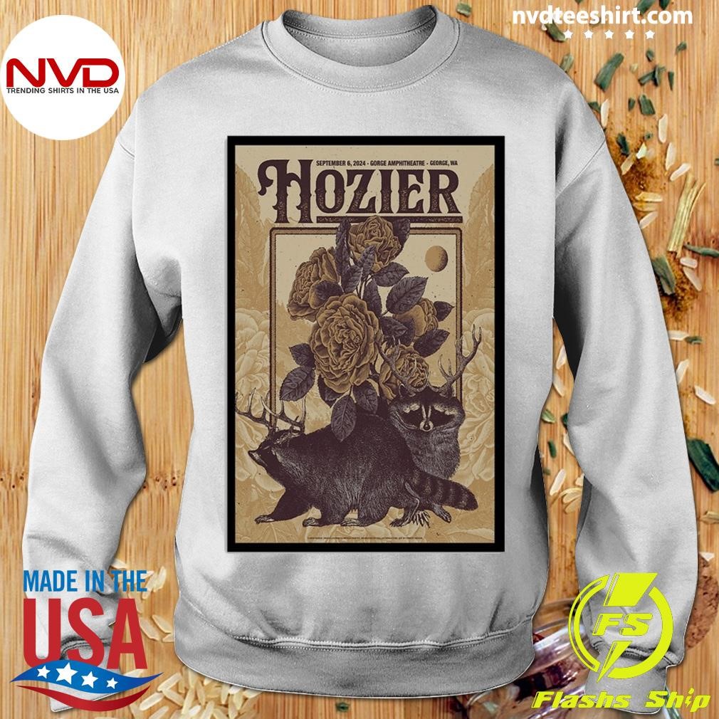 Hozier Gorge Amphitheatre on George, WA Sep 6, 2024 Poster Shirt ...