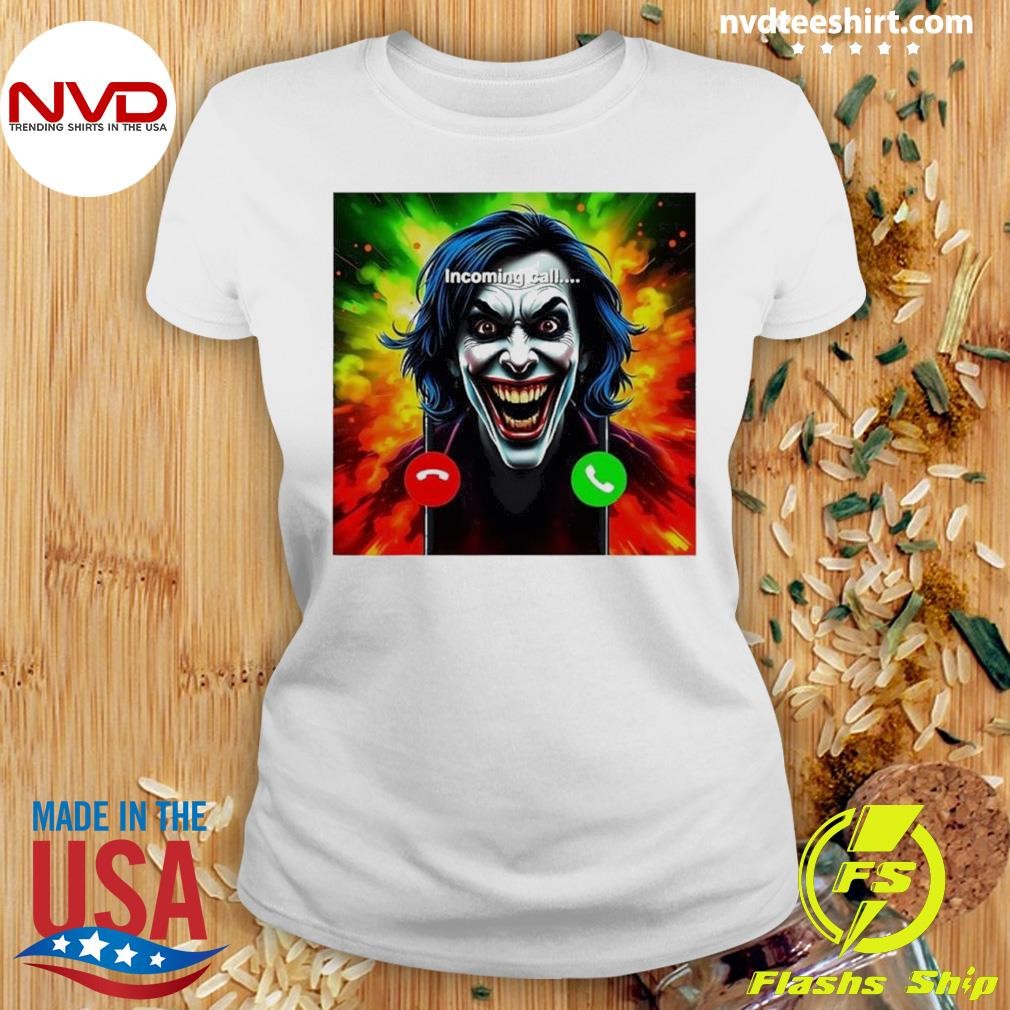Kamala 2024 Horror Incoming Call From Evil Jonkler Halloween Shirt ...