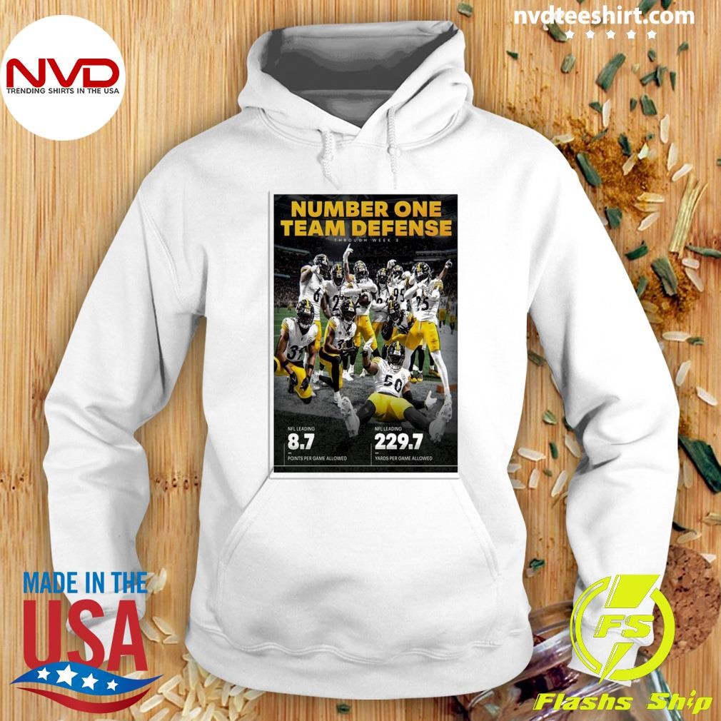 Number One Team Defense Poster Through Week 3 Shirt - NVDTeeshirt